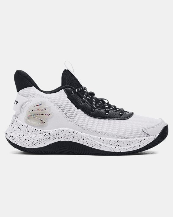 Under Armour Unisex Curry 3Z7 Basketball Shoes White/White/Black ...