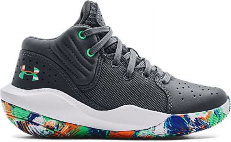 Under Armour Unisex Kids' Grade School Jet '21 Basketball Shoe Pitch ...