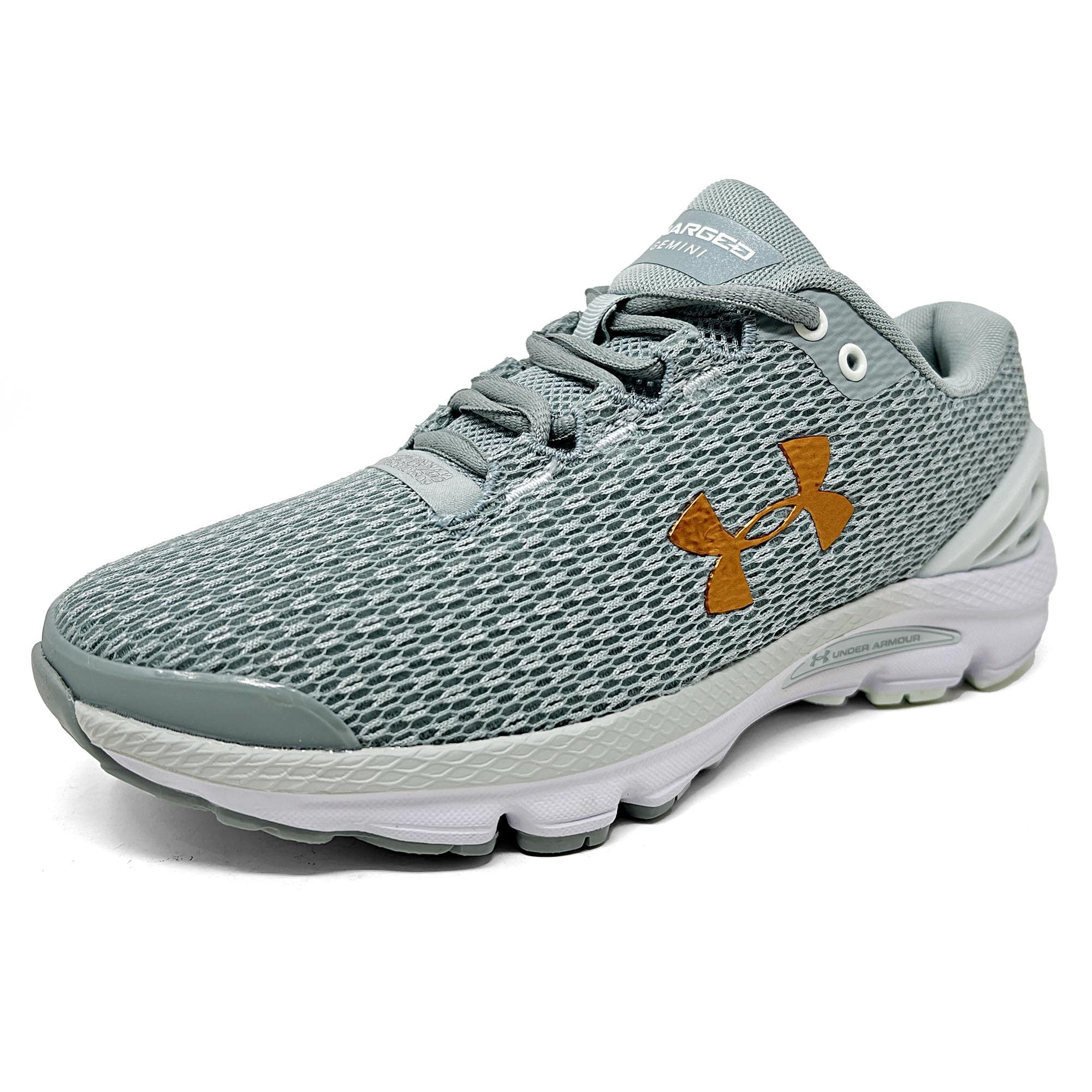 Under Armour Women's Charged Gemini 2020 Running Green/White/Copper, us ...