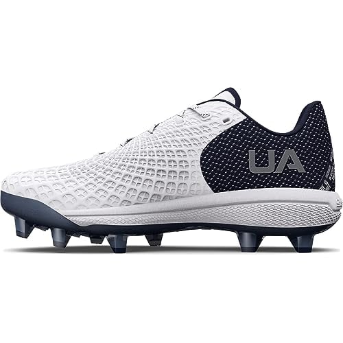 Under Armour Women's Glyde 2.0 Mt TPU Softball Shoes 9 White/Midnight ...