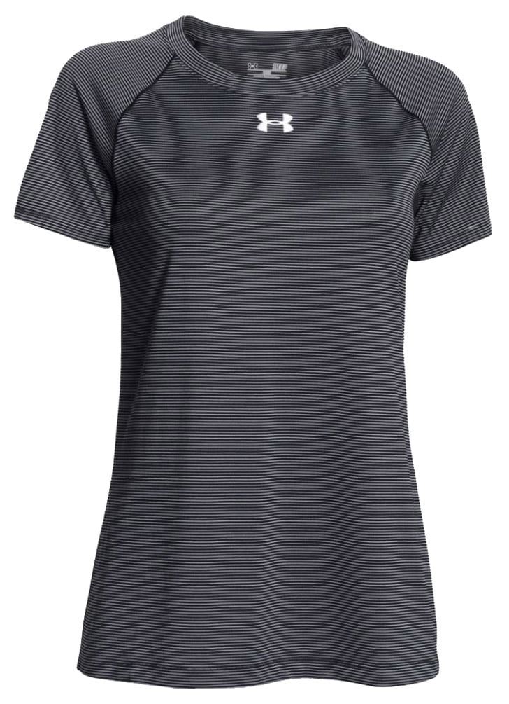 Under Armour Women's Performance Stripe Tech Locker Tee T-Shirt Colors ...