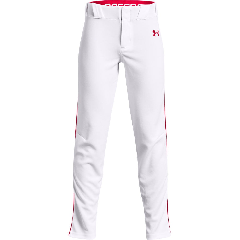 Under Armour Youth Gameday Vanish Piped 21 Baseball Pant White/Red M M ...