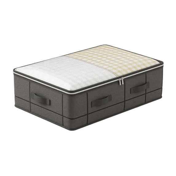 Under Bed Drawer Storage Box,with Clear Window - Dustproof Underbed for ...
