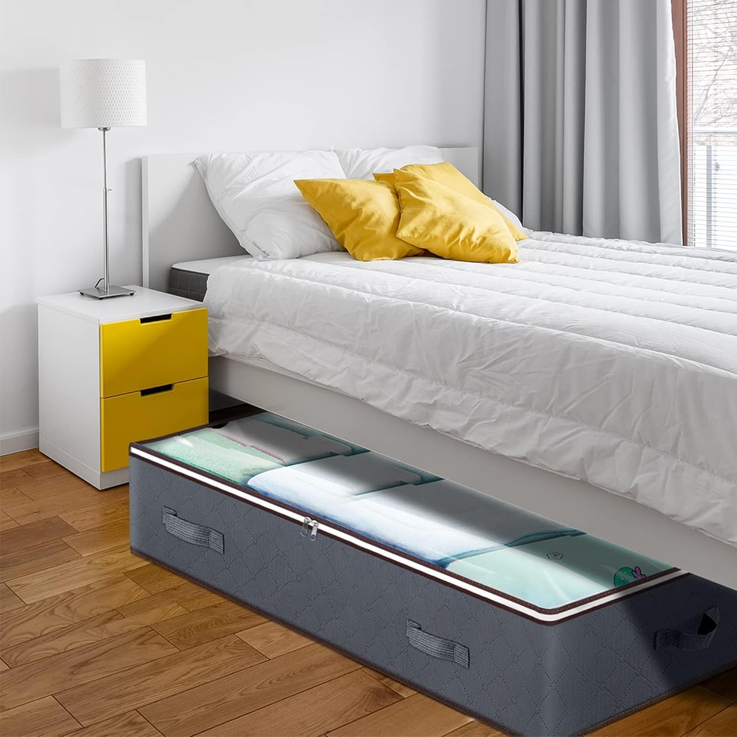 Under Bed Storage Containers, Foldable Underbed Storage Bins - Walmart.com