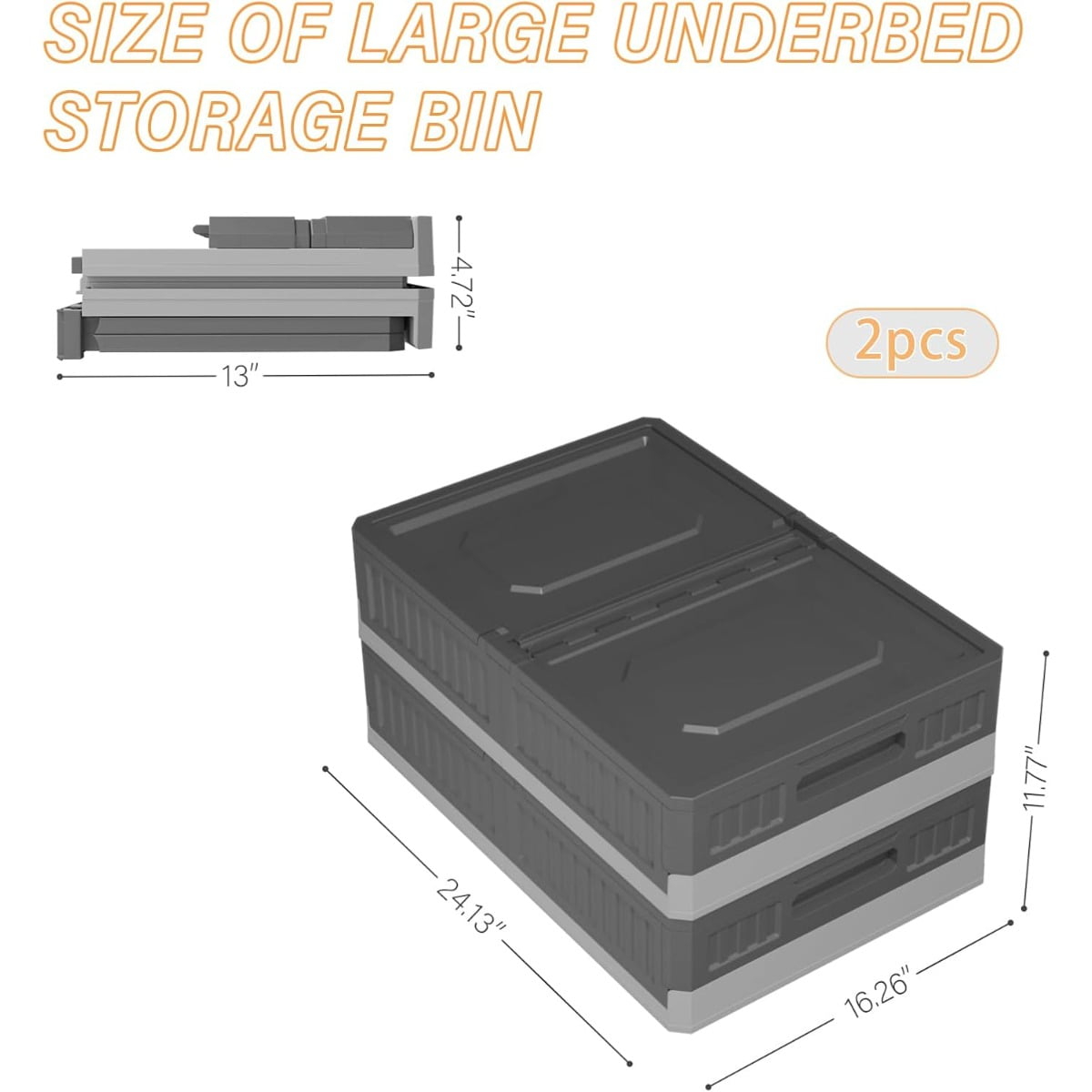 Under Bed Storage Containers, Under Bed Storage With Wheels,Underbed ...