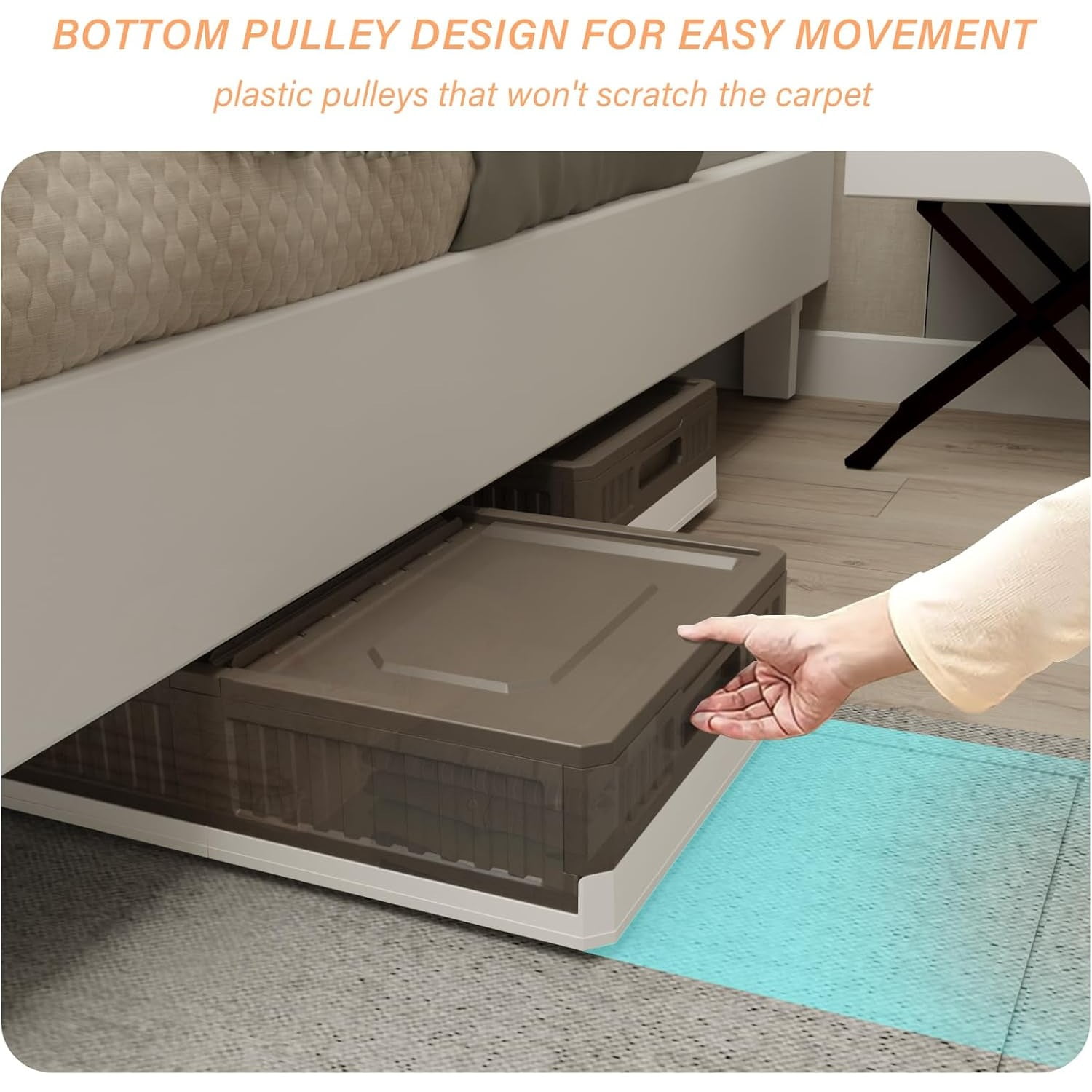 Under Bed Storage Containers, Under Bed Storage With Wheels,Underbed ...