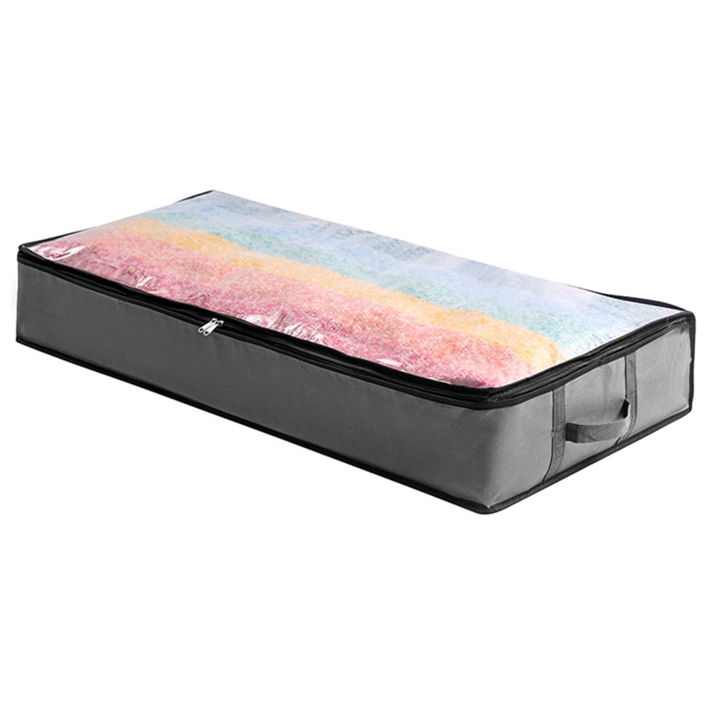 Under Bed Storage Containers with Handle & Zipper Organizer Box for ...