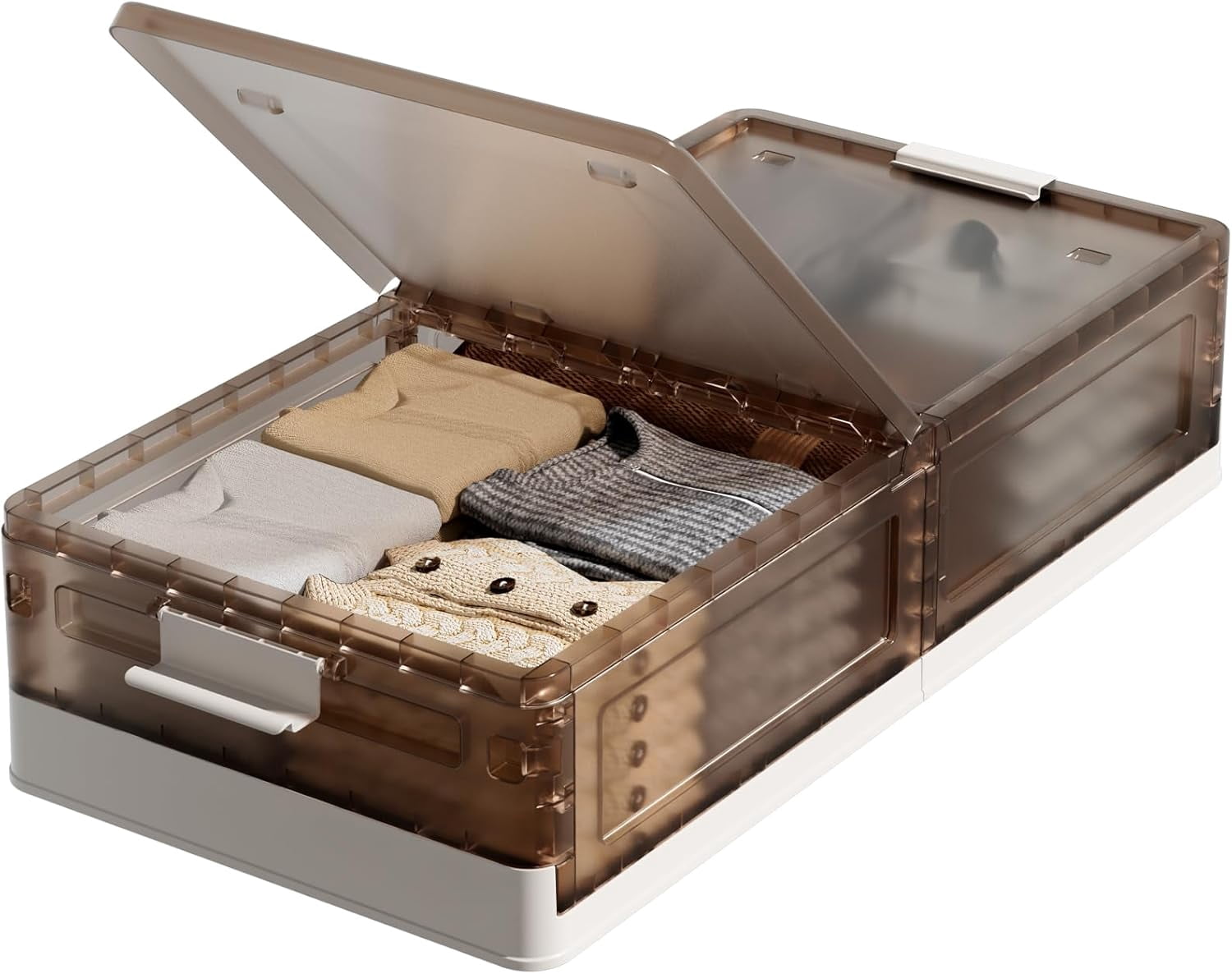 Under Bed Storage with Wheels, Large Under Bed Storage Containers with ...