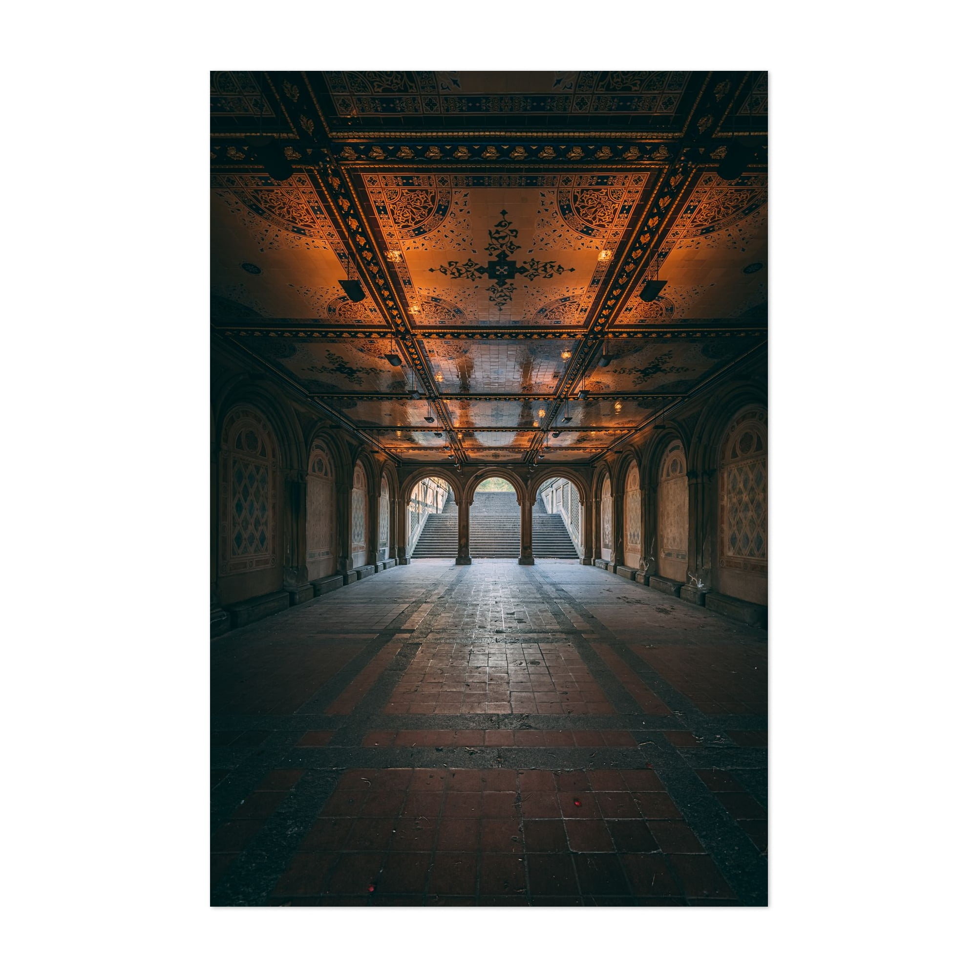 Under Bethesda Terrace, Central Park 02 - Manhattan New York ...