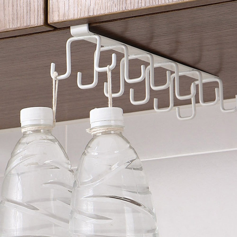 Under Cabinet Cup Rack Organizer for Kitchen and Wardrobe Storage ...