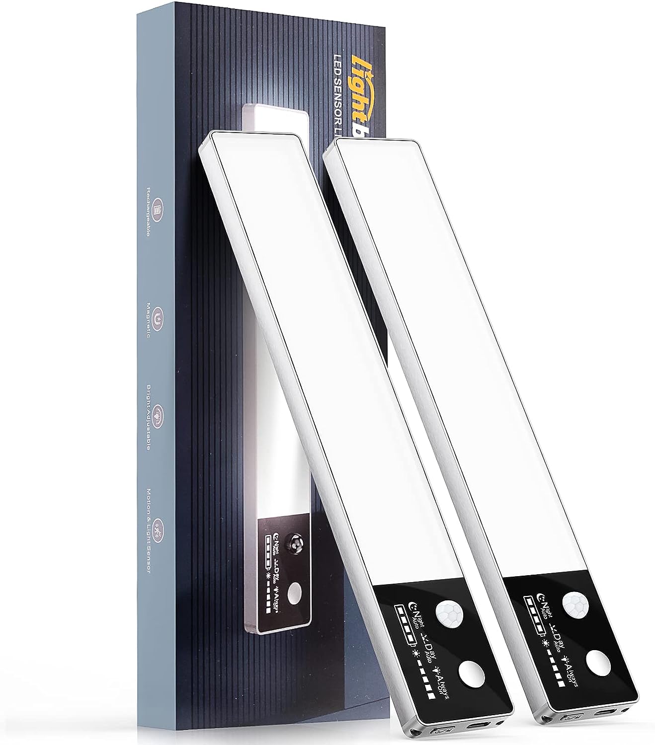 RisingPro Under Cabinet Lighting Smart Dimmable 5V USB PIR Motion ...