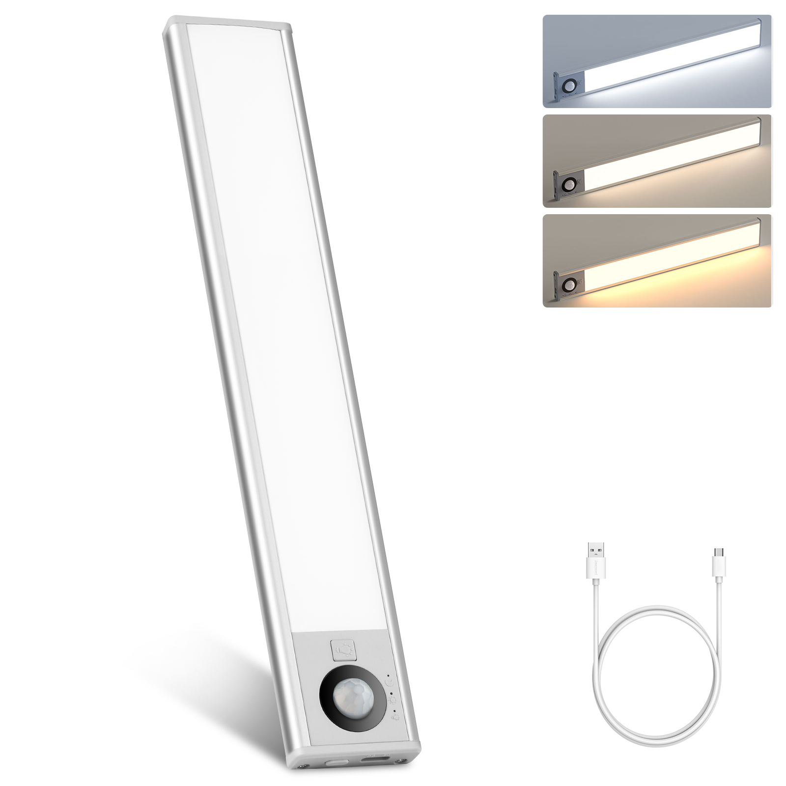 Under Cabinet Lights, USB Rechargeable Wireless Battery Powered ...