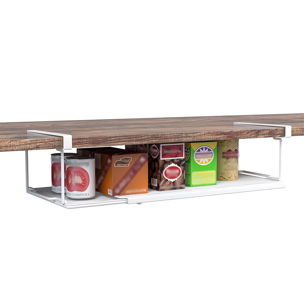 Under Cabinet Shelf, Adjustable Cabinet Shelf With Metal Mesh, Wedge ...