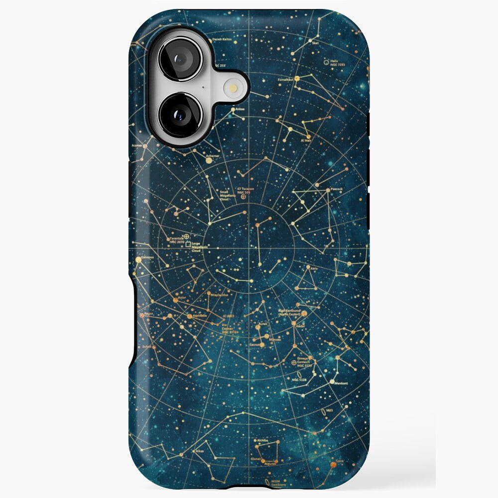Under Constellations Starry Sky Scene Phone Case for iPhone 17 through ...
