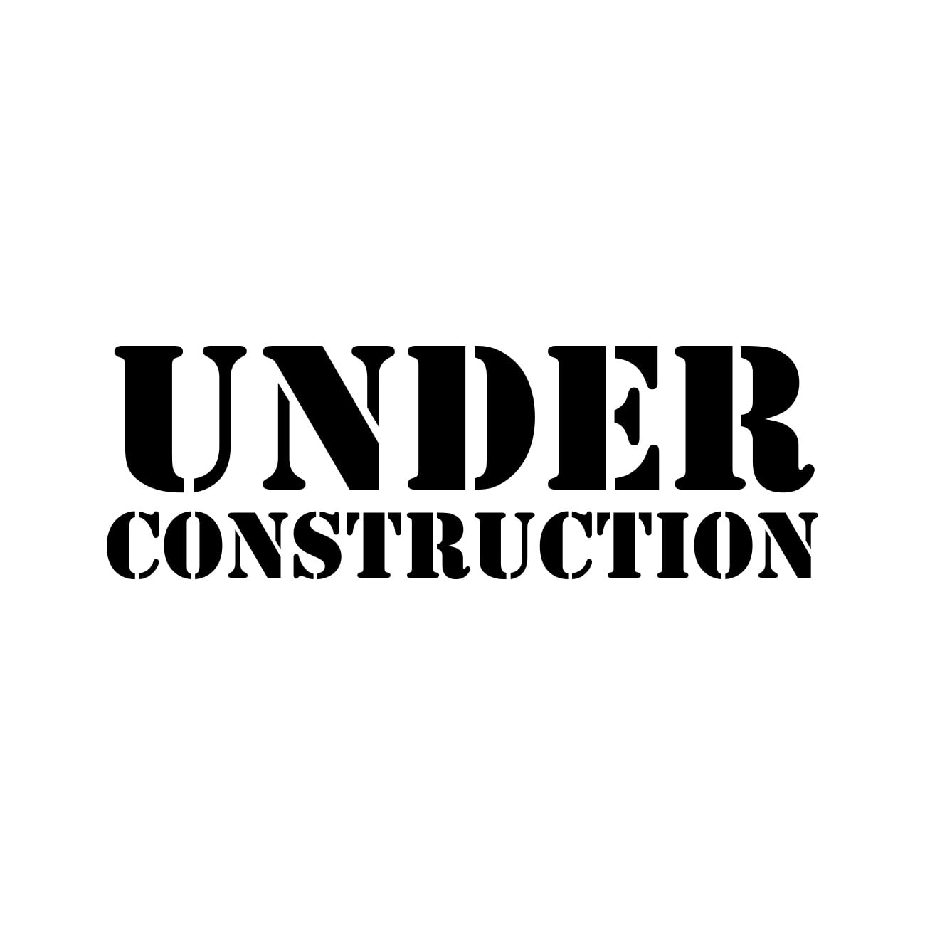 Under Construction Sticker Decal Die Cut - Self Adhesive Vinyl ...