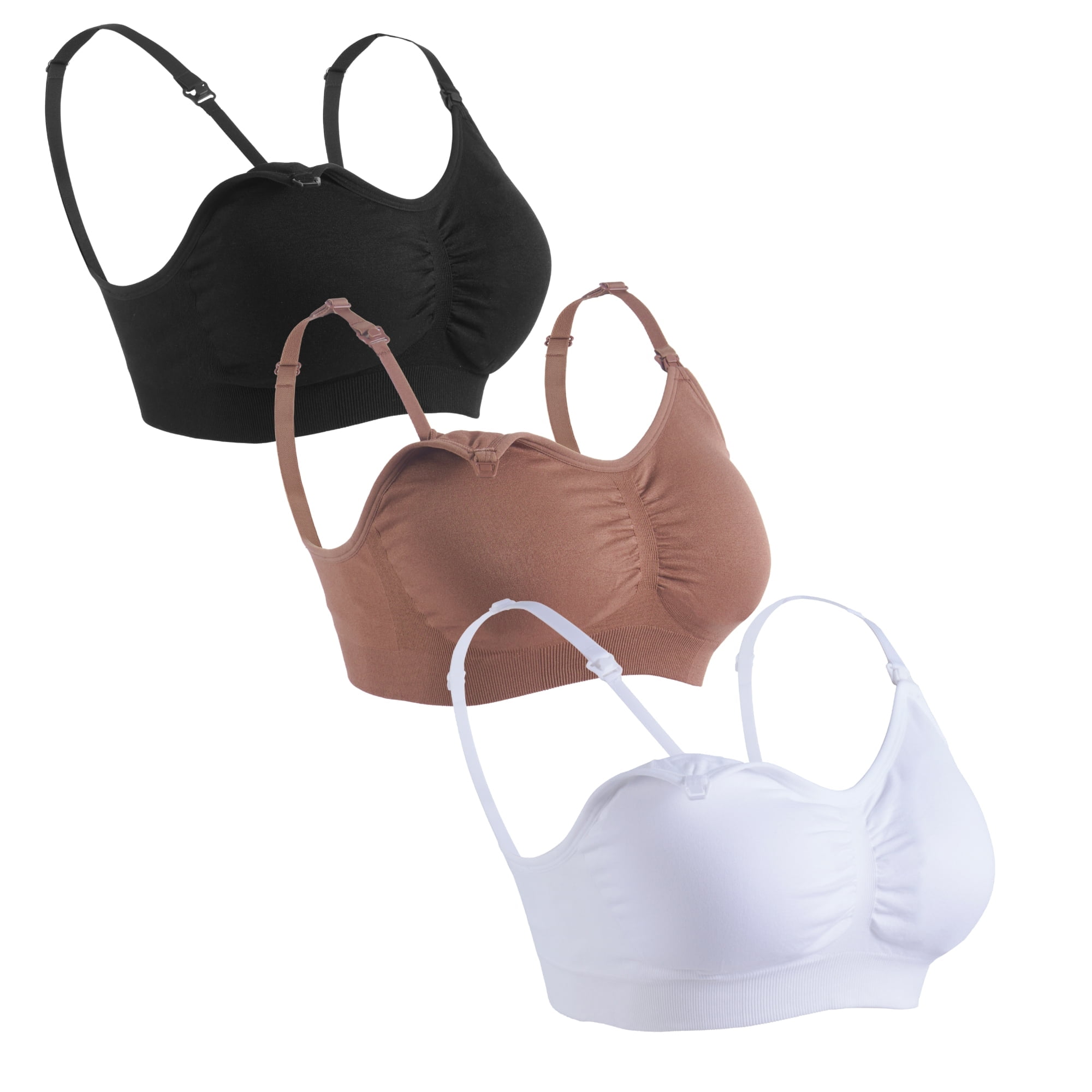 Under Control Women’s Adult Classic Fit Nursing Bra, 3 Pack Bras ...