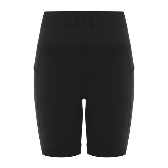 Under Control Womens Plus Active Seamless Bicycle Short With Phone