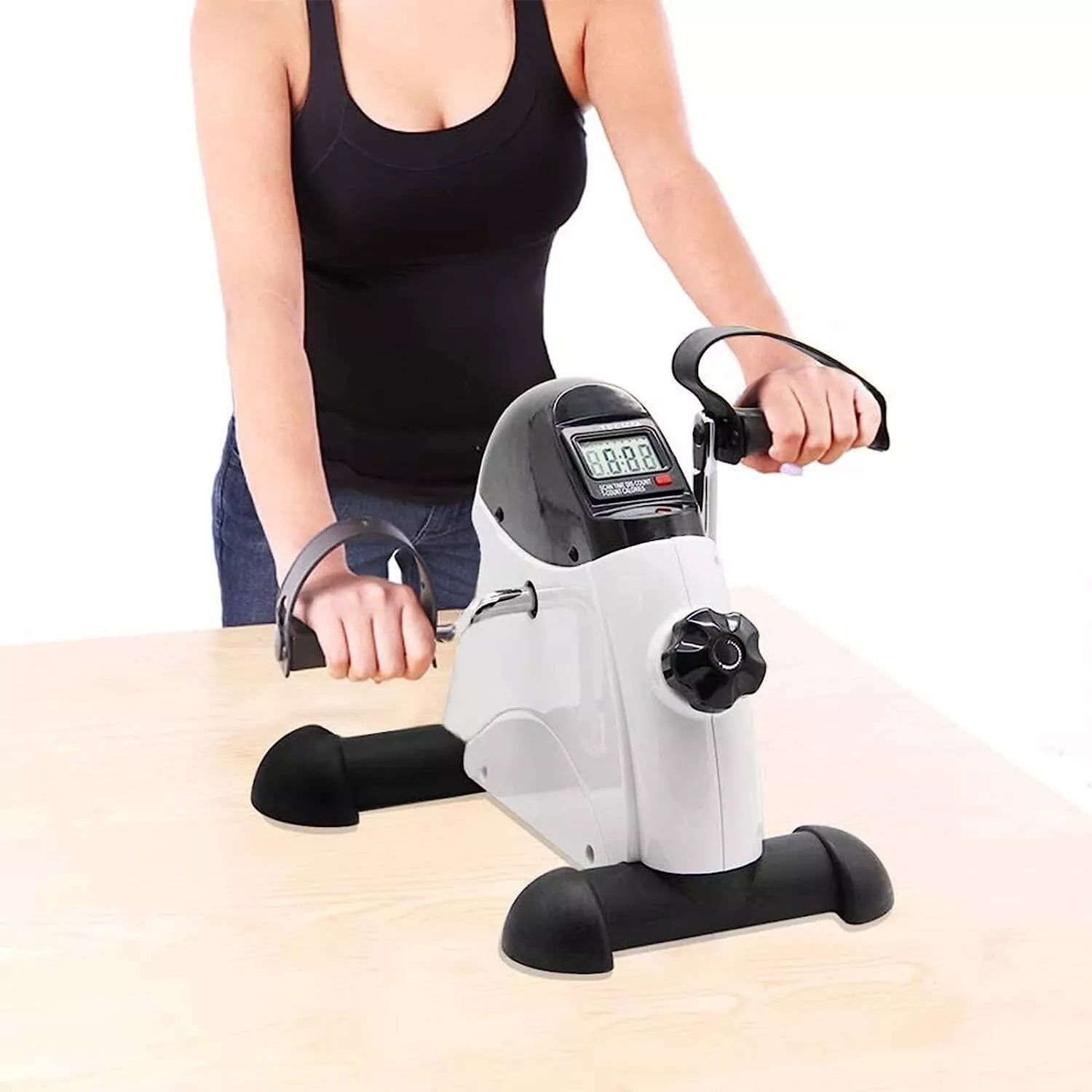 Recumbent Bike Under Desk Bike Pedal Exerciser Portable Mini Exercise ...