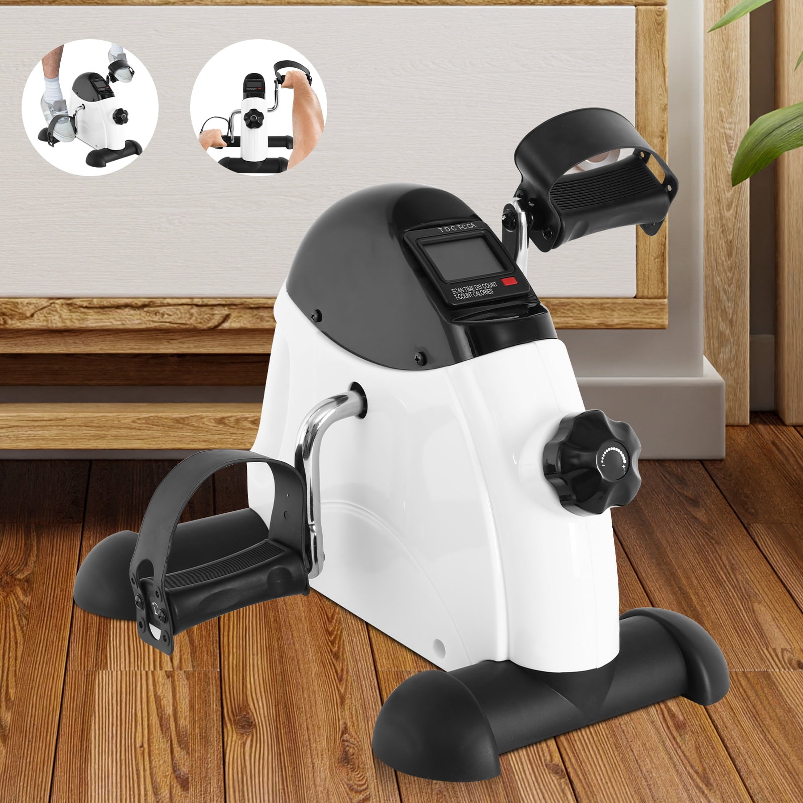 Under Desk Bike Pedal Exerciser，Mini Exercise Bike for Arm/Leg Exercise ...