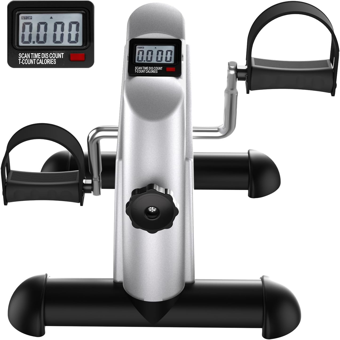 Under Desk Bike Pedal Exerciser, Mini Exercise Bike Portable Peddler ...