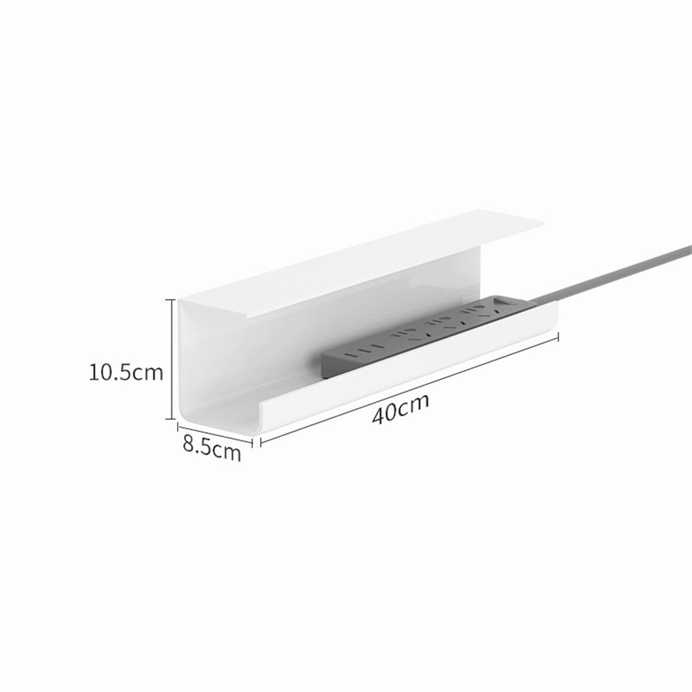 Under Desk Cable Management Tray, Cord Organizer, PVC Cord Management ...