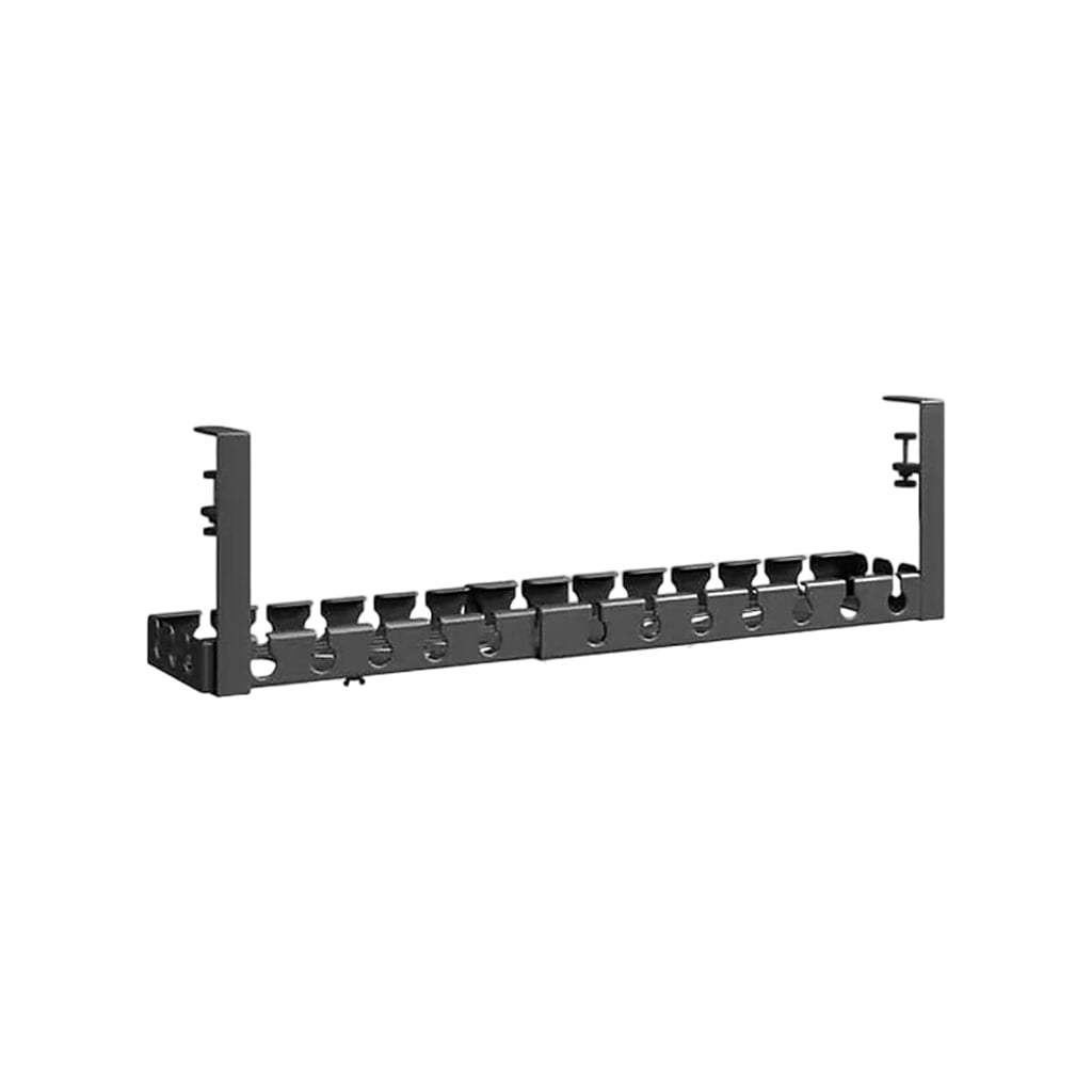 Under Desk Cable Tray Adjustable Cord Holder Steel Wire Organizers for ...