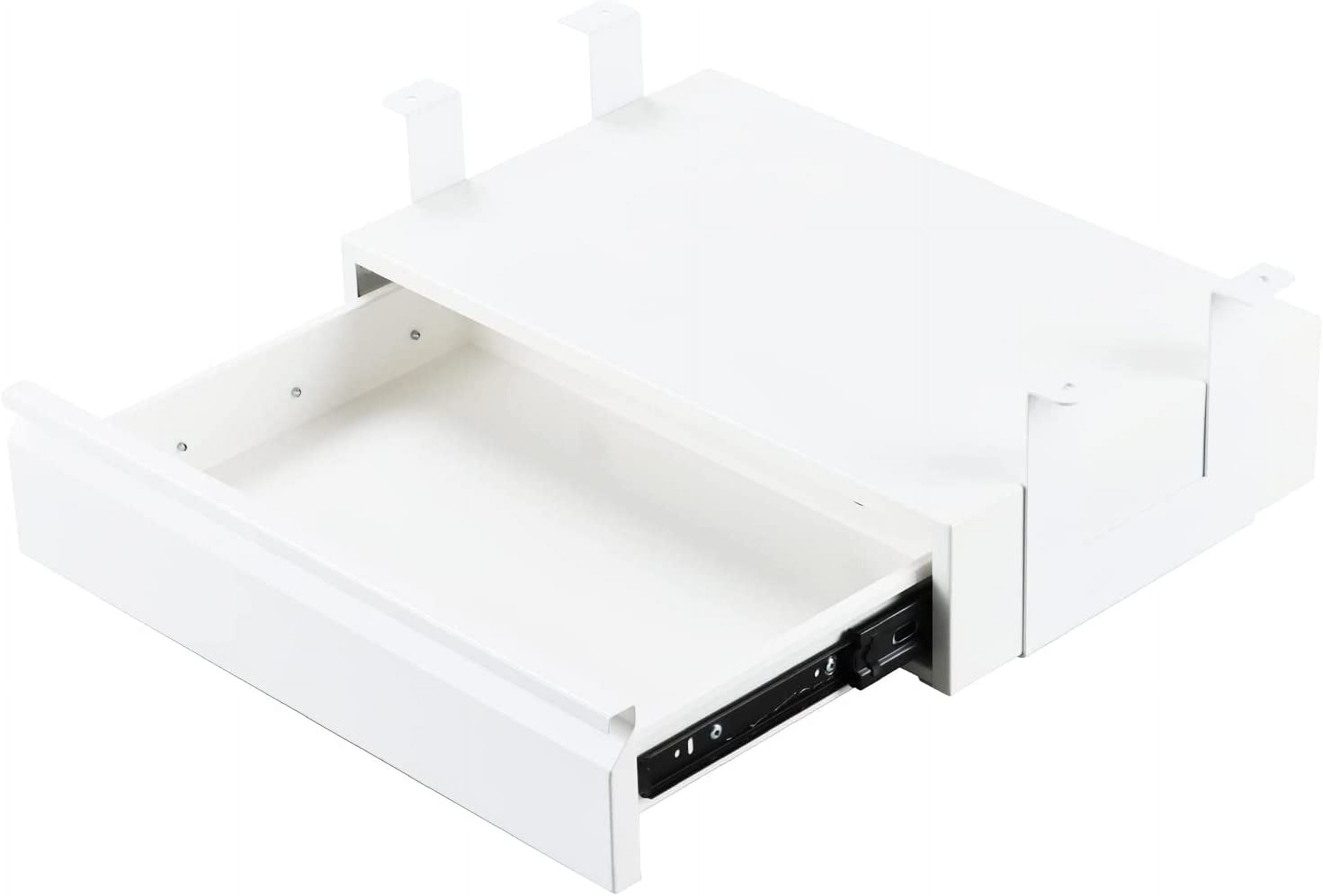 Under Desk Drawer 18", Pull-out Storage Organizer with Tall Brackets ...