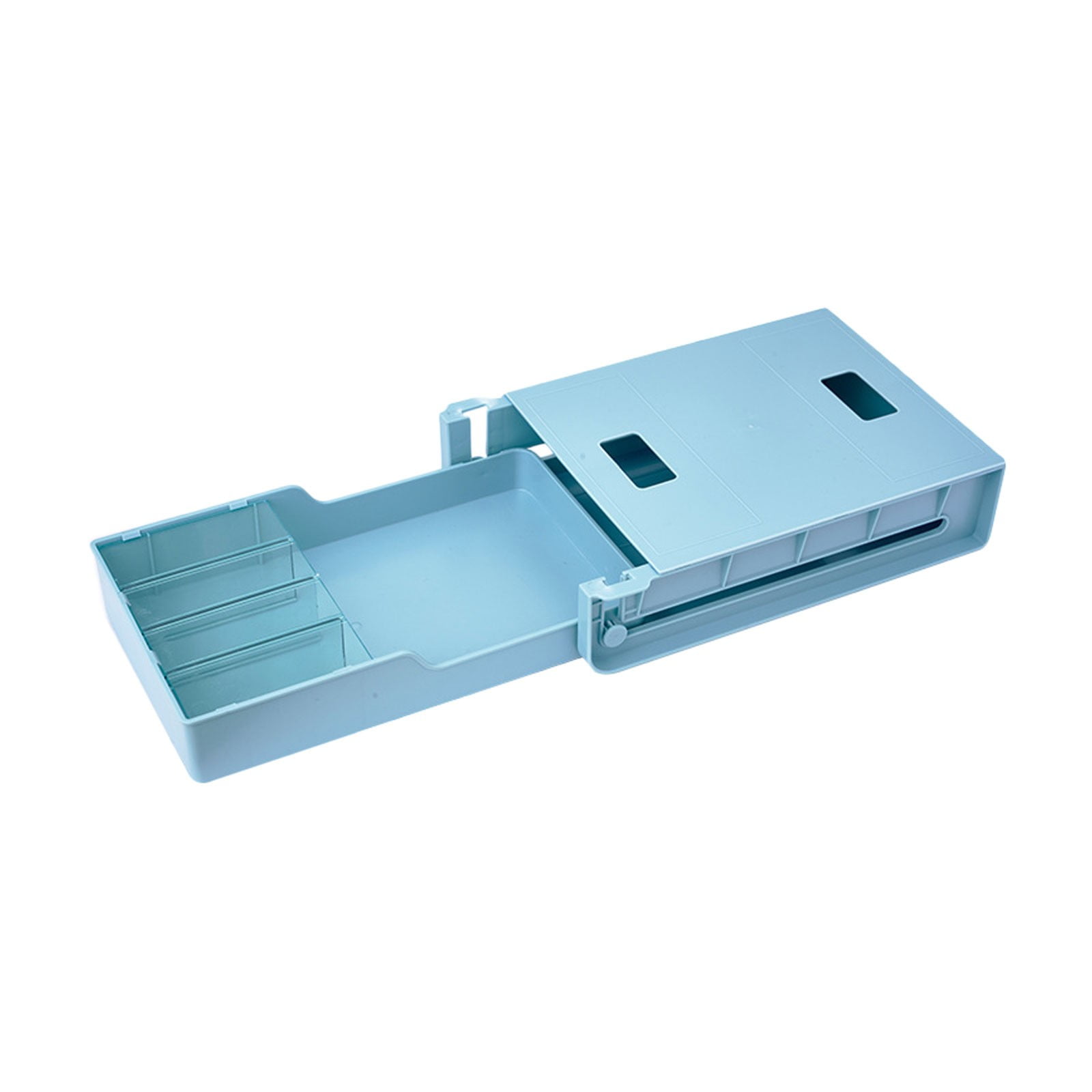 Under Desk Drawer Under The Desk Pull Out Wall Hanging Storage Box ...