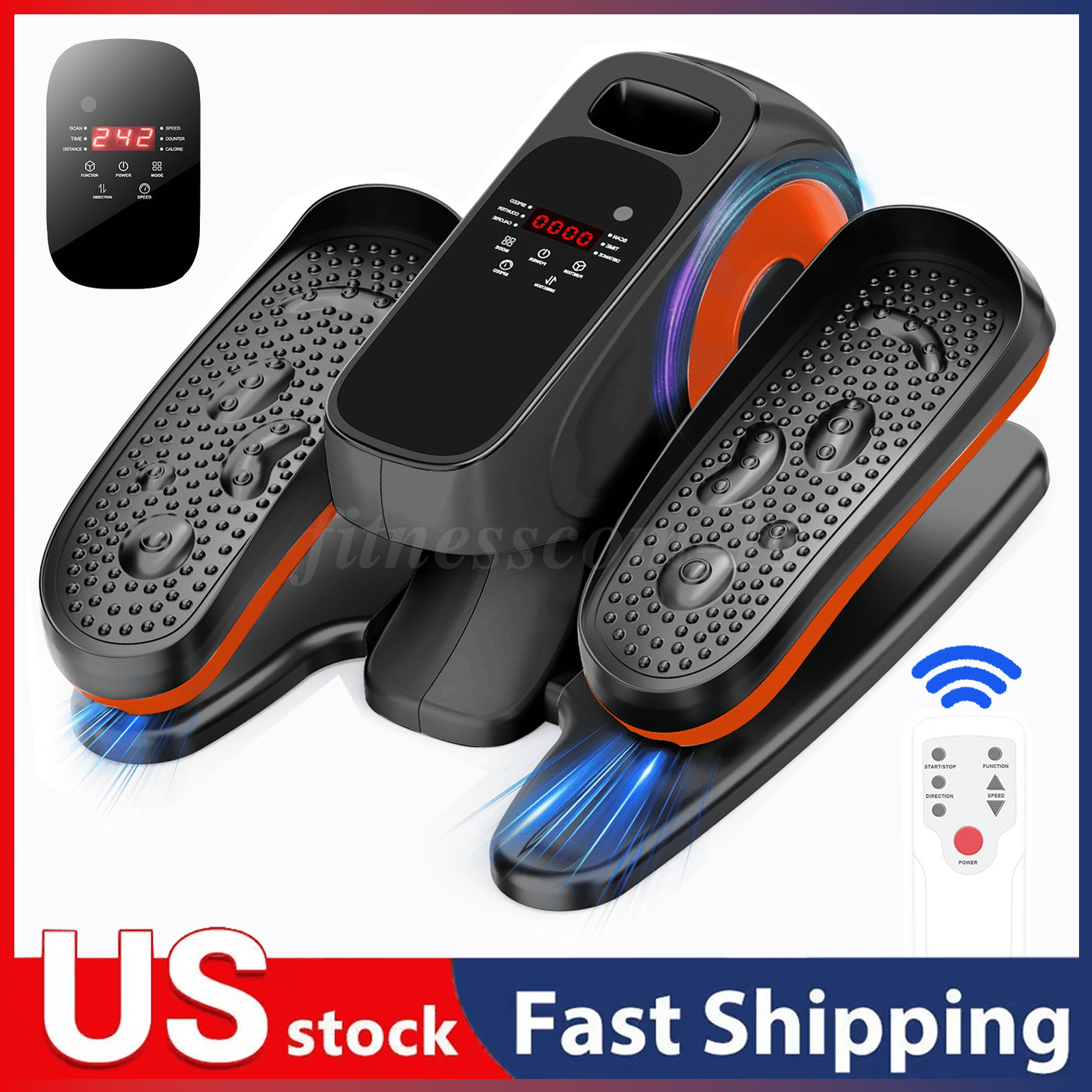 Under Desk Ellipse Electric Elliptical Machine Leg Exerciser Fully ...