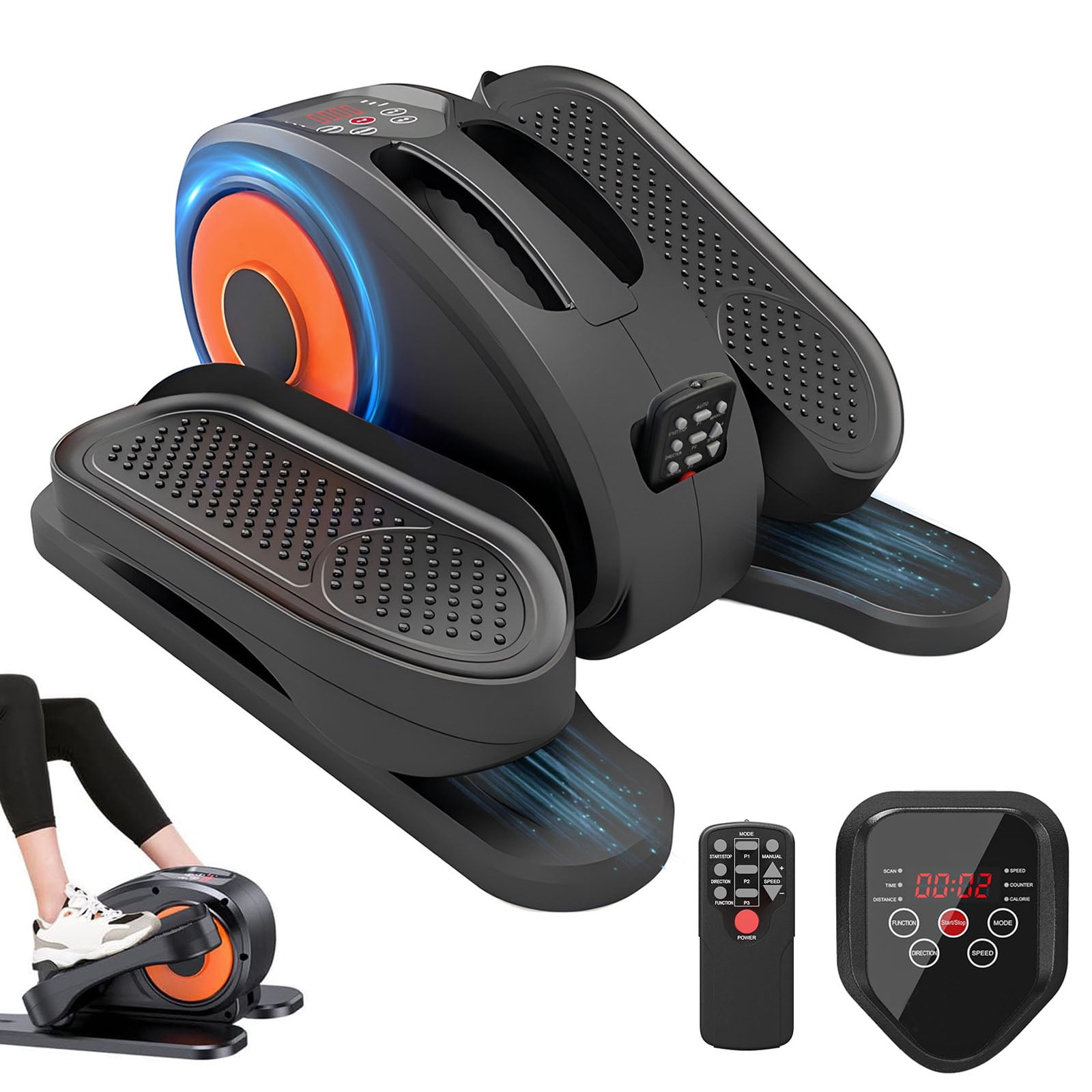 ALSO GO Under Desk Elliptical, Electric Ellipse Leg Exerciser While ...