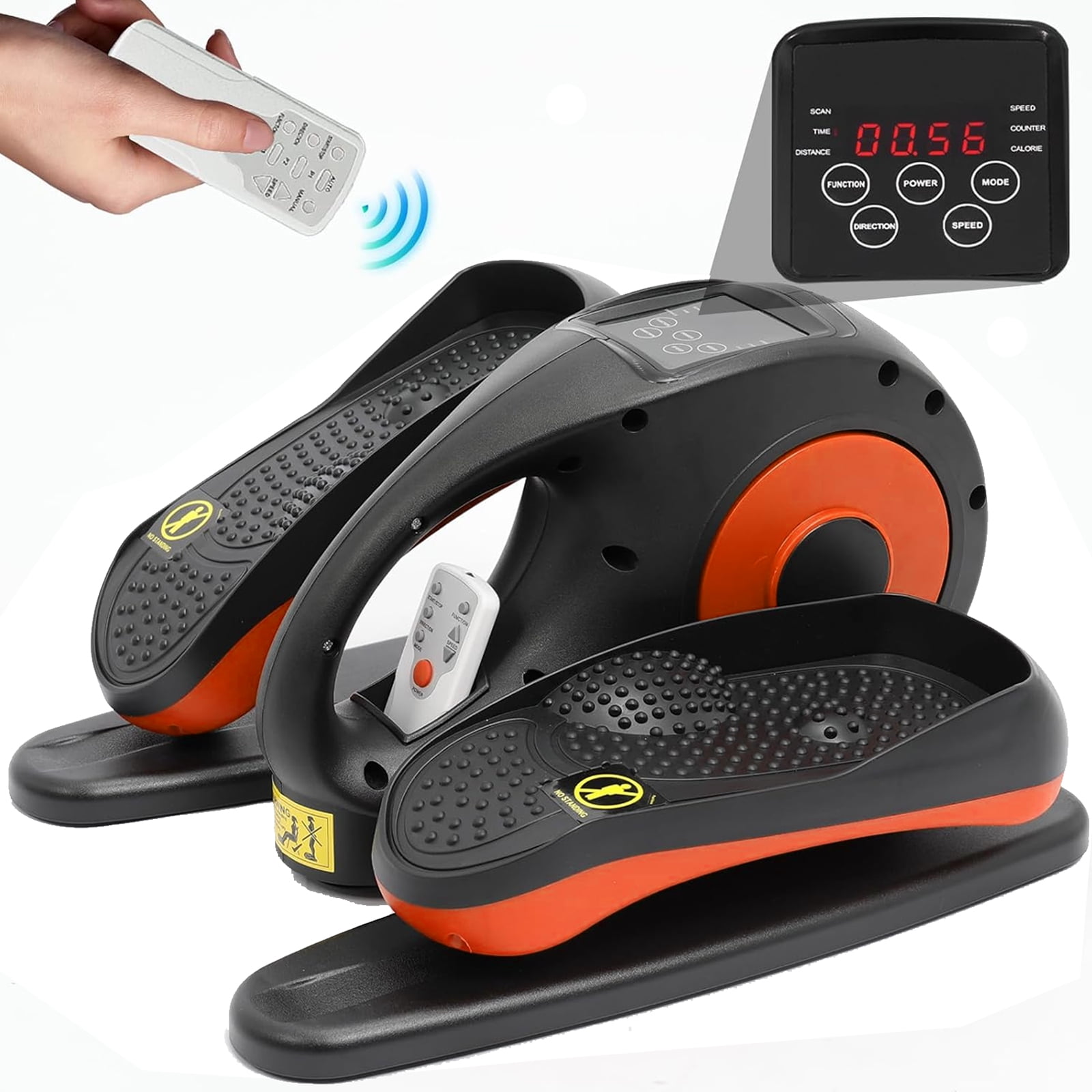 Under Desk Elliptical Exercise Machine, Electric Leg Exericser While ...