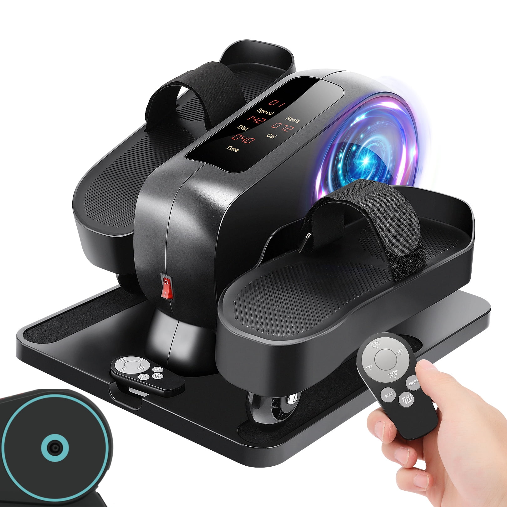 Under Desk Elliptical, Leg Exerciser Machine for Seniors and Adults ...