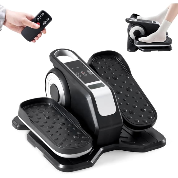 Under-Desk Elliptical Machine-Compact & Quiet Mini Pedal Exerciser with ...