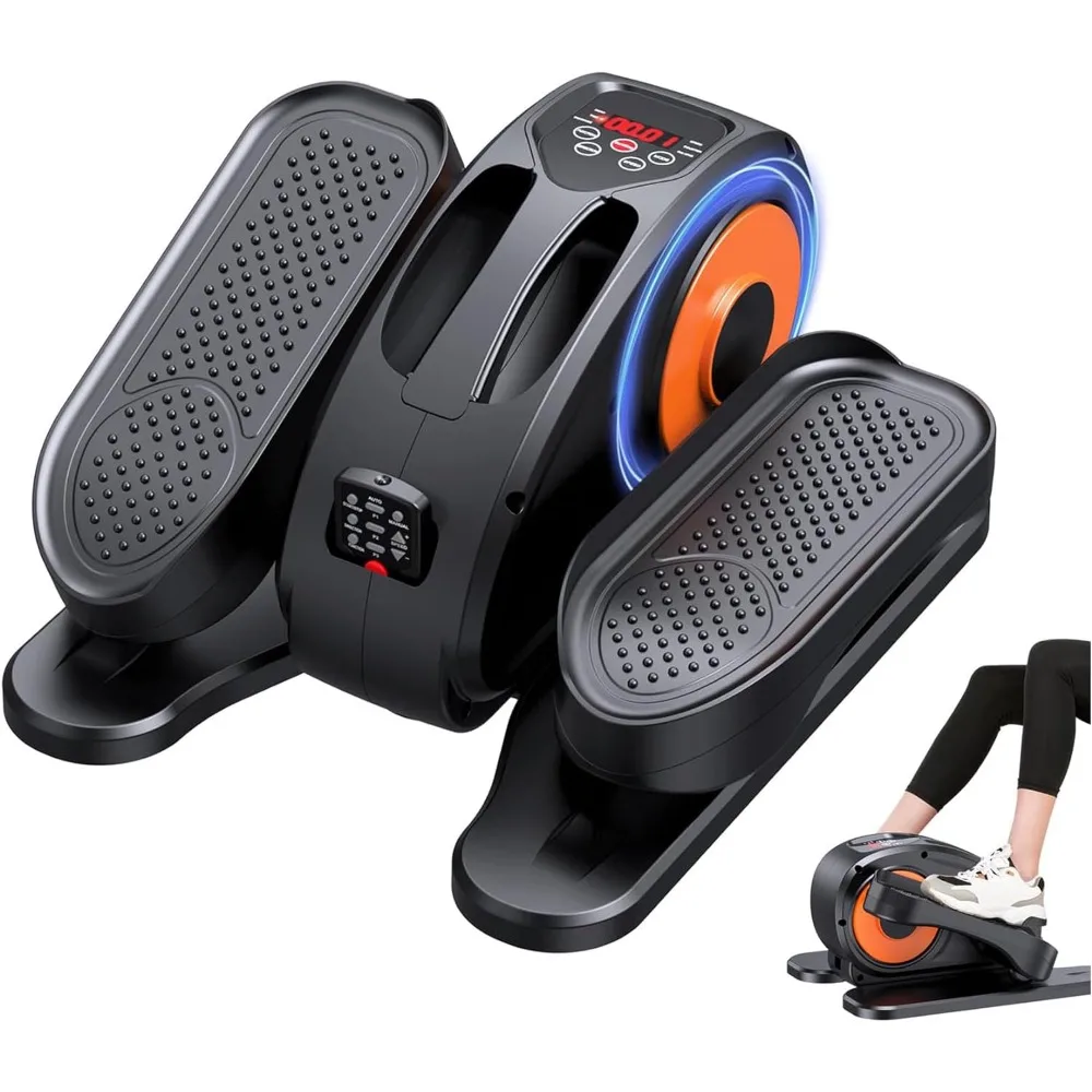 Under Desk Elliptical Machine, Ellipse Leg Exerciser for Seniors Fully ...