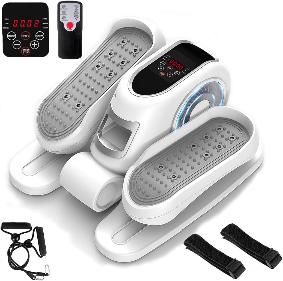 Under Desk Elliptical Machine, Elliptical Machine w/Remote Control, 12 ...