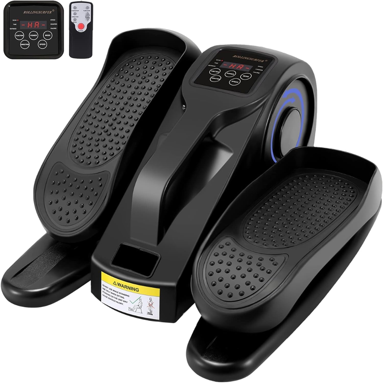 Under Desk Elliptical Machine, Mini Compact Elliptical Pedal w/Display ...