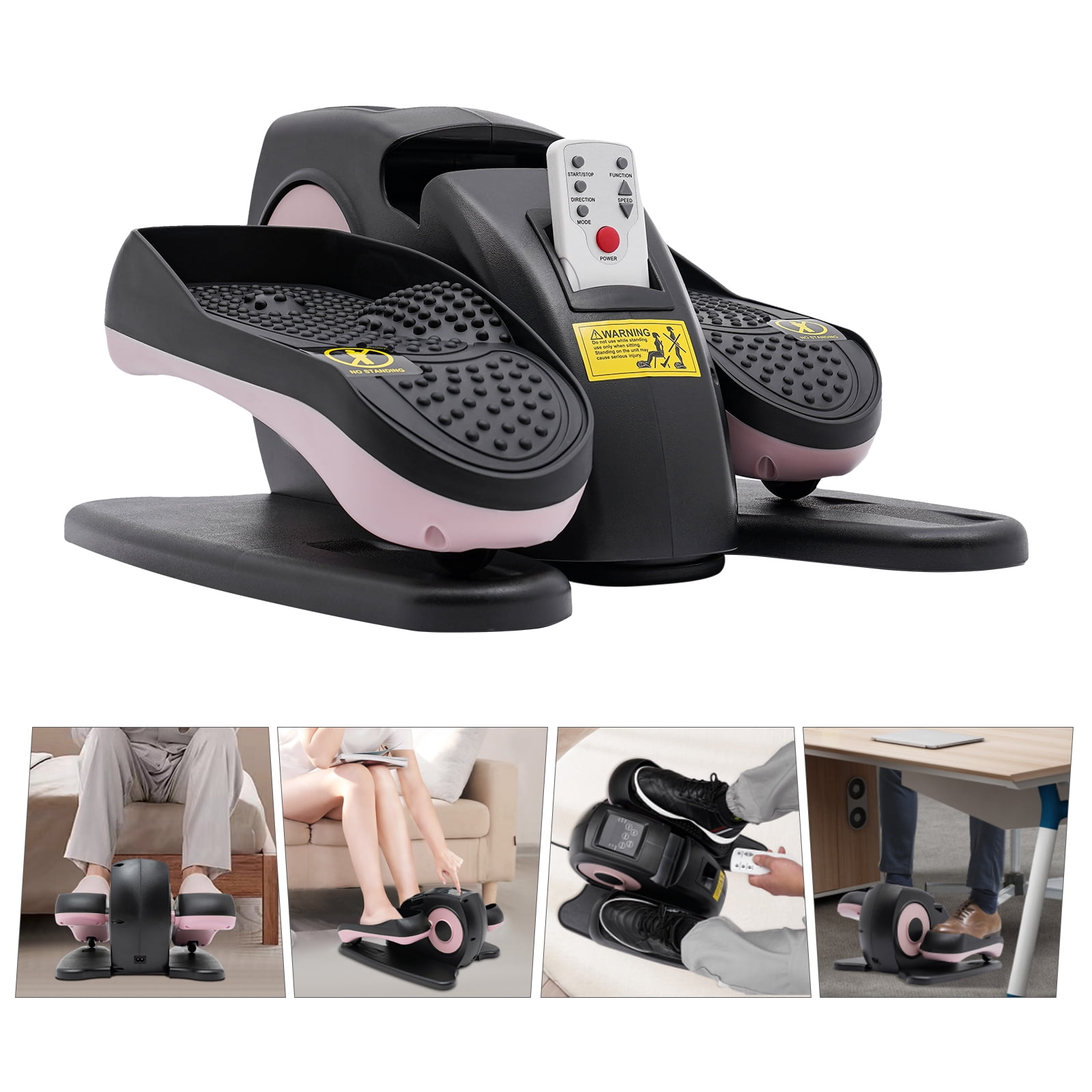 Under Desk Elliptical Machine for Seniors, Rehab Electric Sitting Leg ...