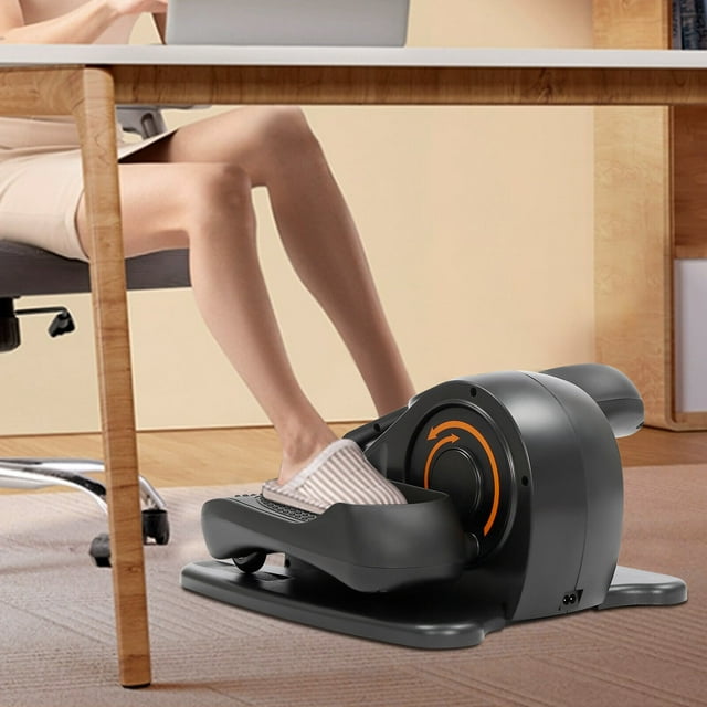 Under Desk Elliptical Machine Trainer Rehab Electric Sitting Leg Foot ...
