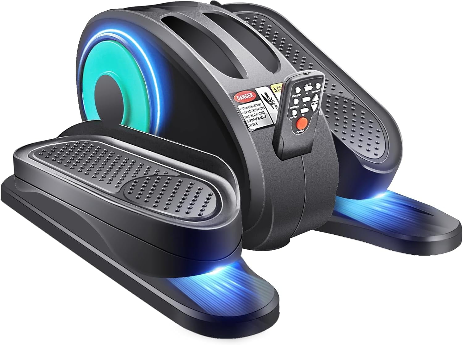 Under Desk Elliptical - Portable Leg Exerciser for Seniors, Compact ...