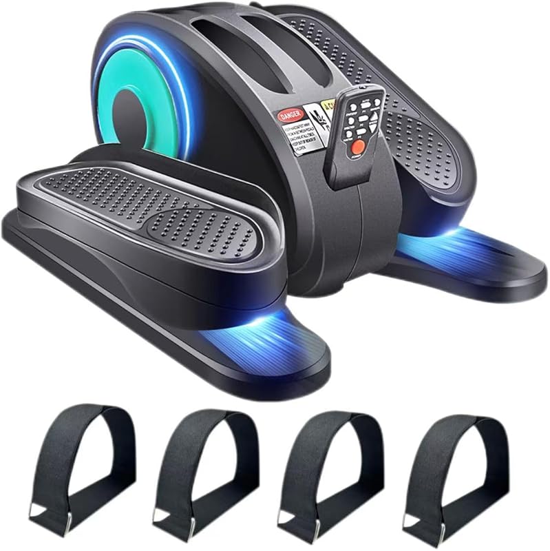 Under Desk Elliptical - Portable Leg Exerciser for Seniors, Compact ...