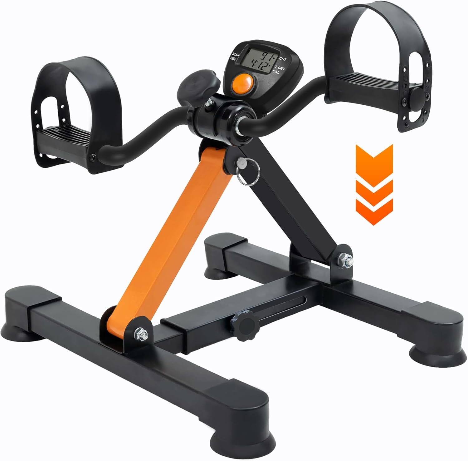 Under Desk Exercise Bike, Pedal Exerciser With Adjustable Heights ...