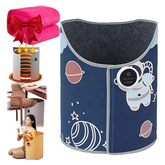 Under Desk Foot Warmer, Portable Heated Pad for Office & Home - 8 Level ...