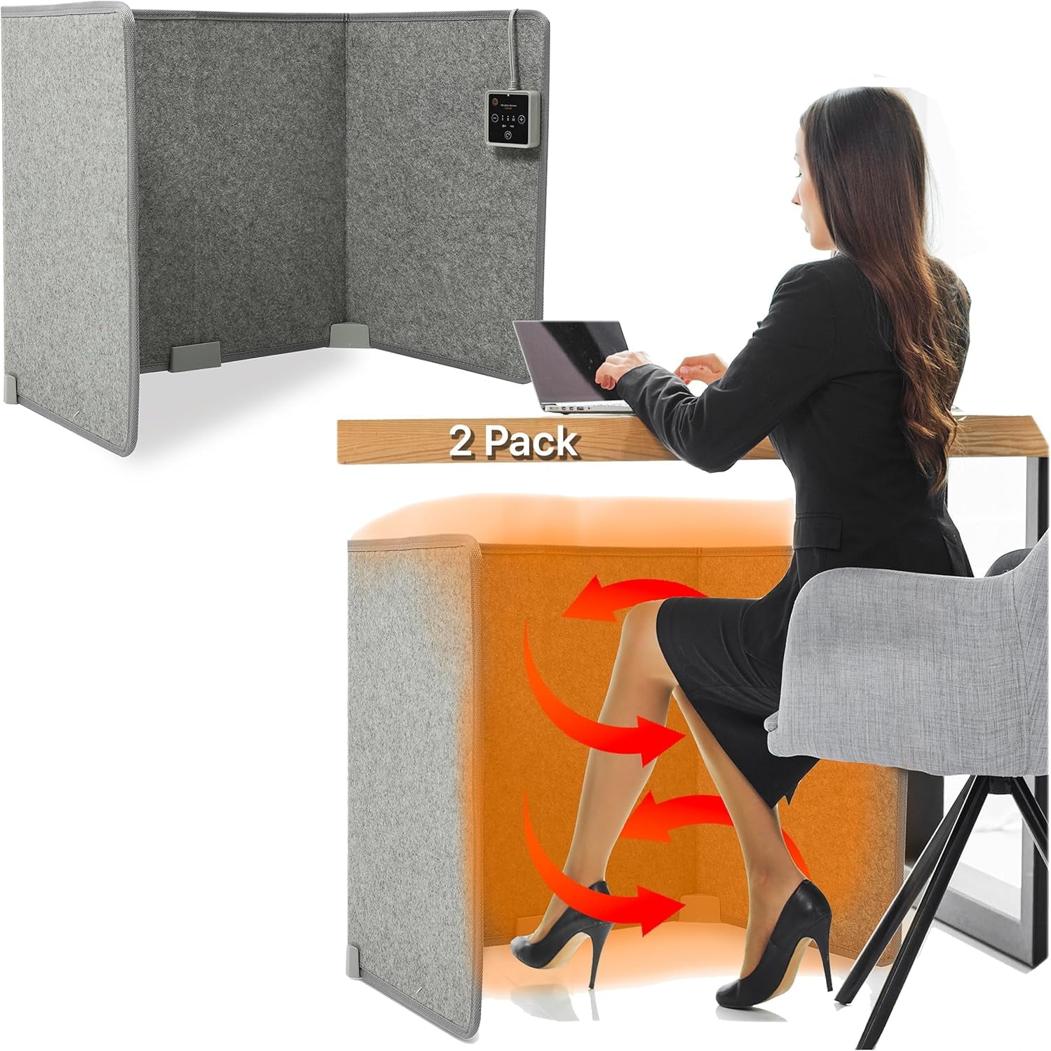 Under Desk Foot Warmer - Silent and Energy Efficient - Personal Space ...
