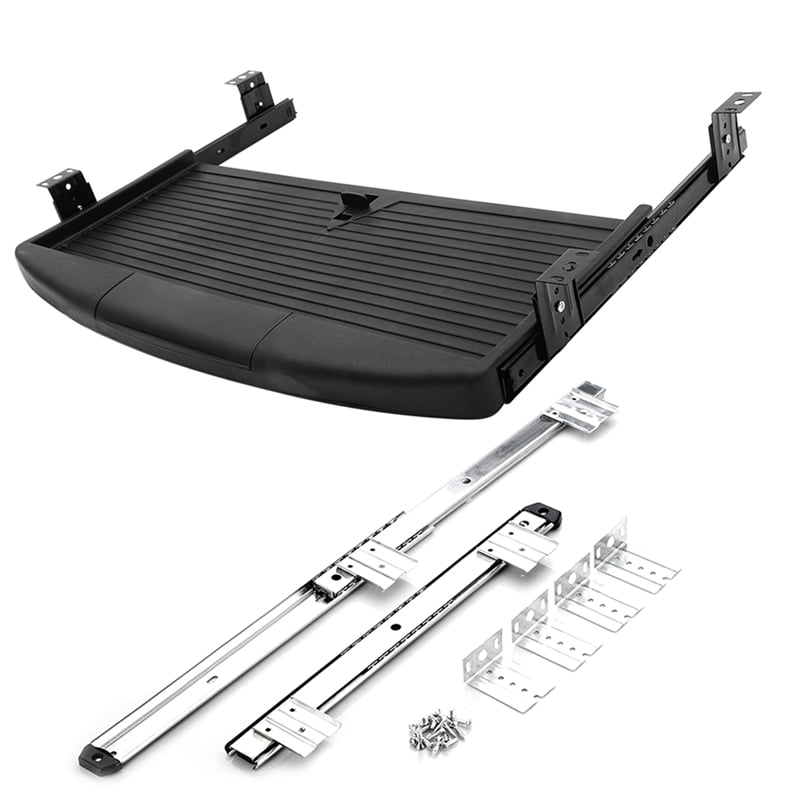 Under Desk Keyboard Storage Plate Hidden Drawer Keyboard Tray Office ...