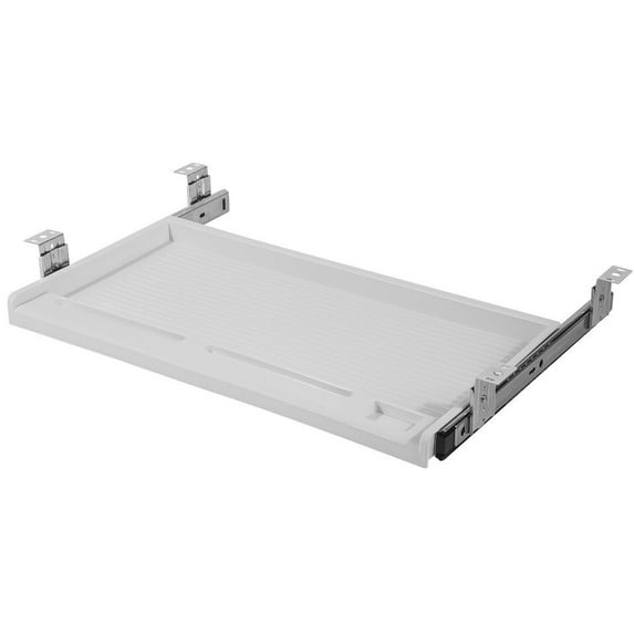 Under Desk Keyboard Tray Rack Drawers Slide Platform w/ Slide Rails ...