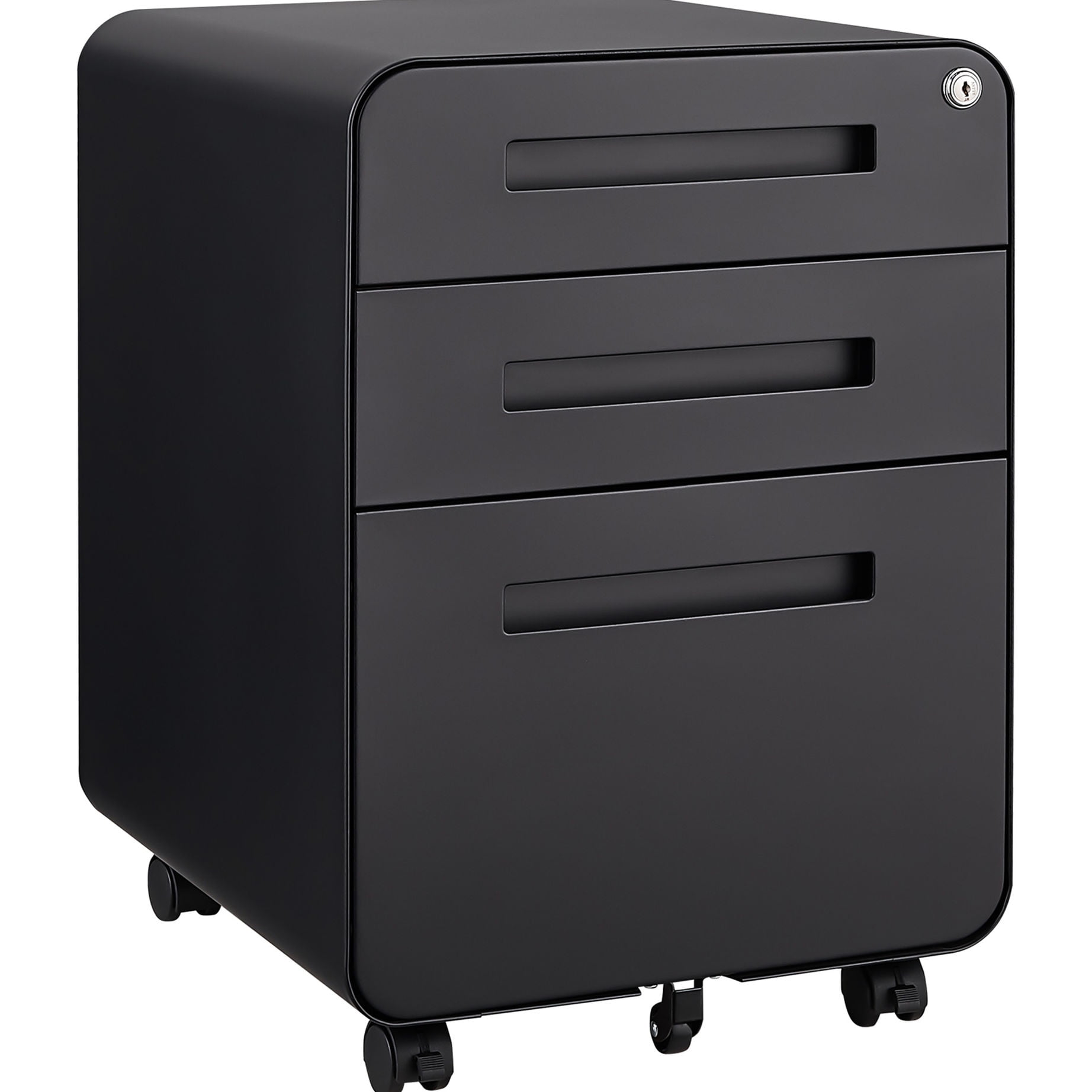 Under Desk Mobile Cabinet+Heavy Duty Slide Rails"-"Office Space Saving ...