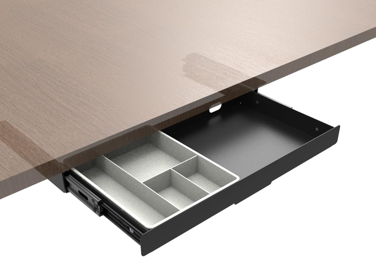 Under Desk Slide Out Pencil Drawer, Storage Organizer 15 Inch Wide ...