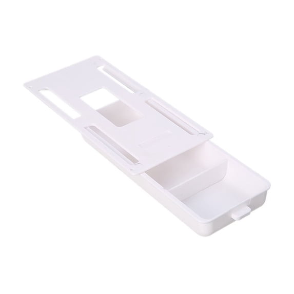 Under Desk Storage Drawer - Hidden Adhesive Mount Office Organizer Box ...