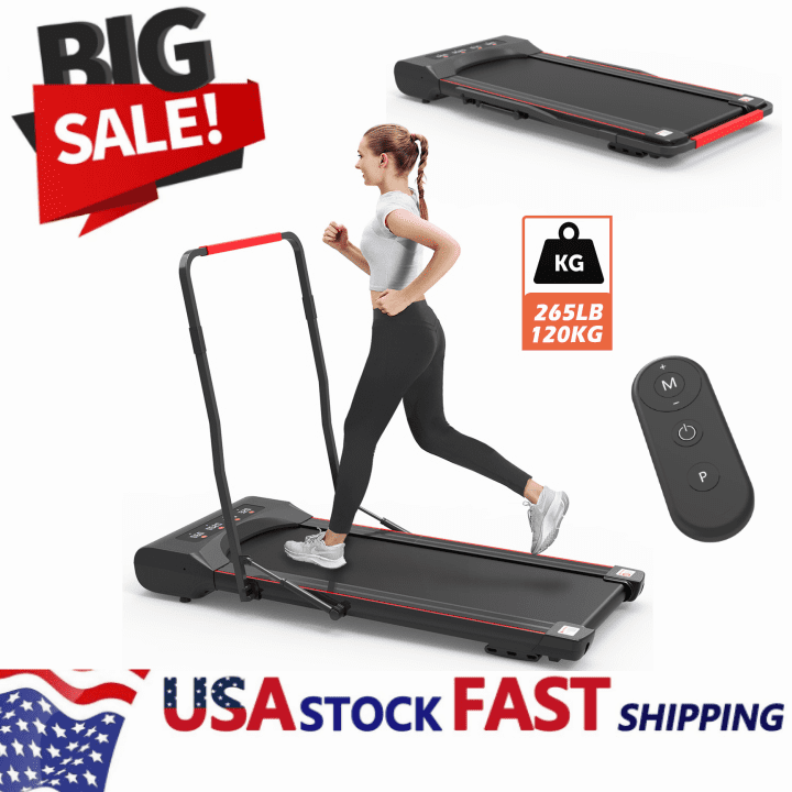 Under Desk Treadmill 2 in 1 Walking Machine, Electric Walking Pad ...