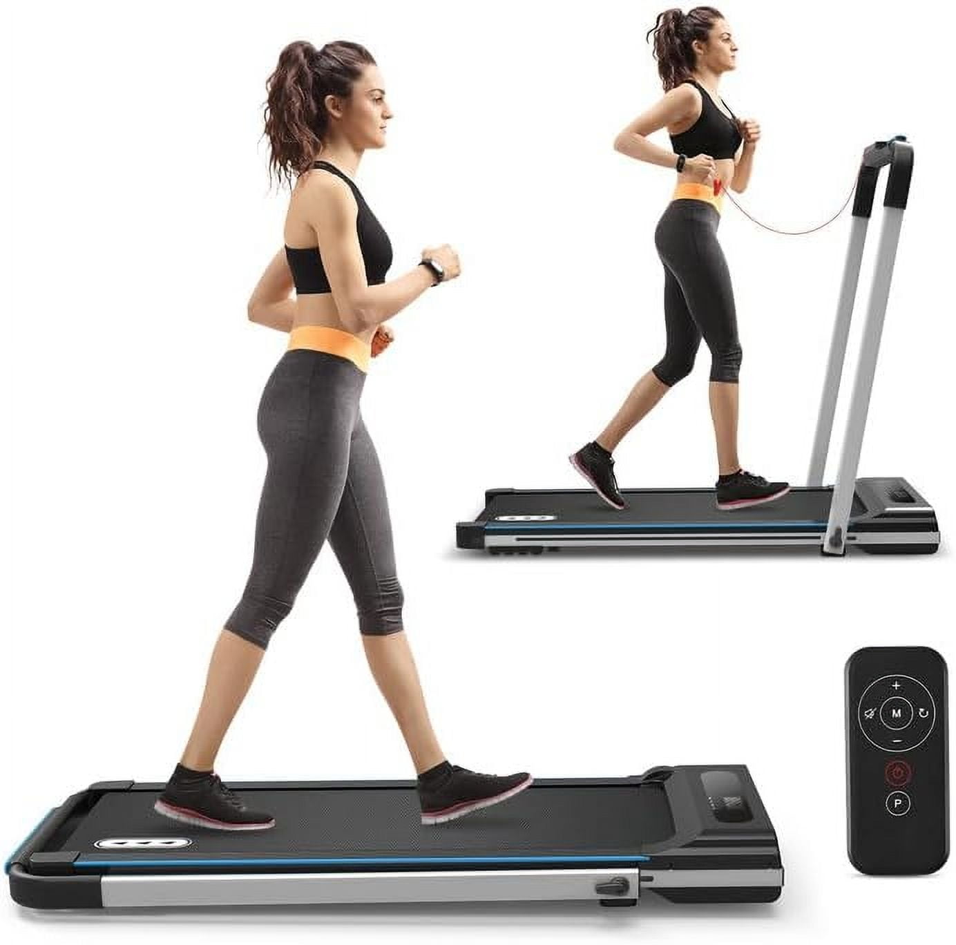 Under Desk Treadmill – Portable Folding Electric Walking and Jogging ...